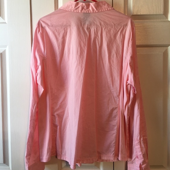 Faded Glory | Tops | Light Pink Button Down With Stretchy Sides Xxl ...
